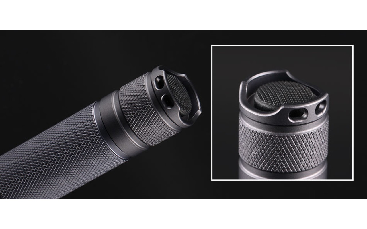 Convoy S2+ Gray EDC LED Flashlight - Gun Metal Grey Flashlight ...