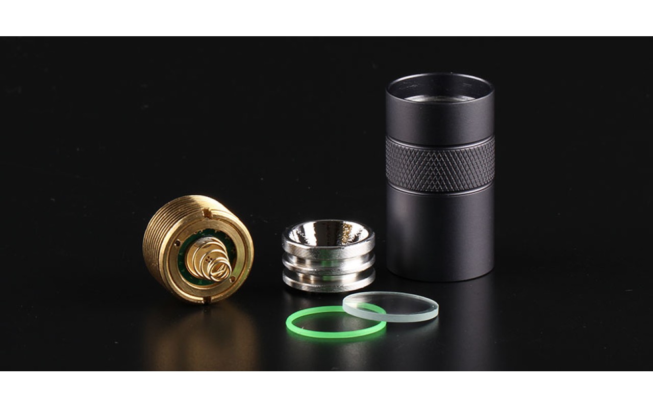 Convoy S2+ Gray EDC LED Flashlight - Gun Metal Grey Flashlight ...