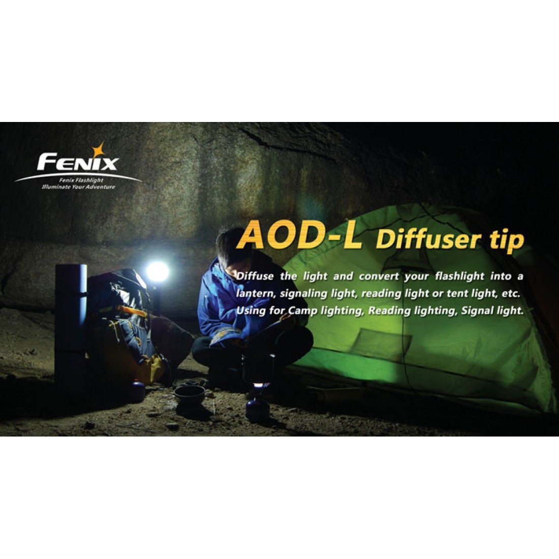 Fenix AOD-L Diffuser - Flashlight Diffuser for TK40, TK41, TK60 in India