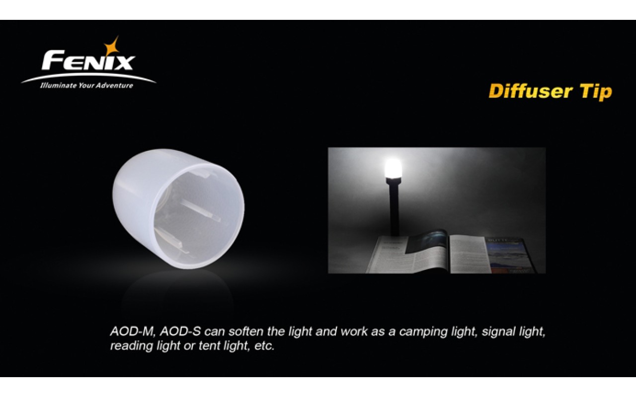 Fenix AOD-M Diffuser - Flashlight Diffuser, Torch Light Diffuser in India