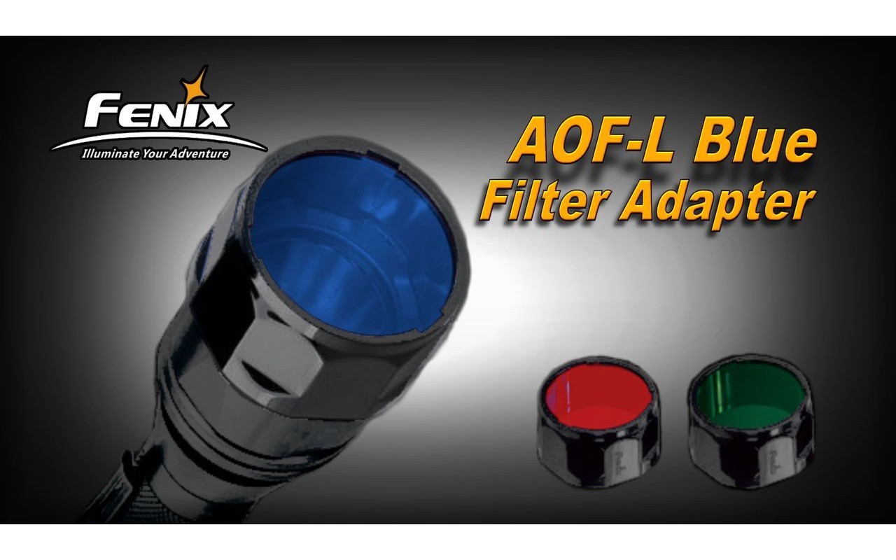 Fenix AOF-L Red, Blue, Green Color Filter Adapter for Fenix E40, E50 ...