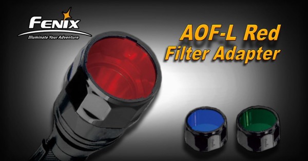 Fenix AOF-L Red, Blue, Green Color Filter Adapter for Fenix E40, E50 ...