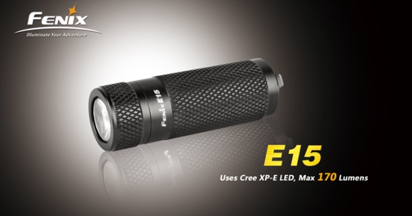 Fenix E15 New Version - CR123A Black Keychain Light - Buy Fenix E15 in ...