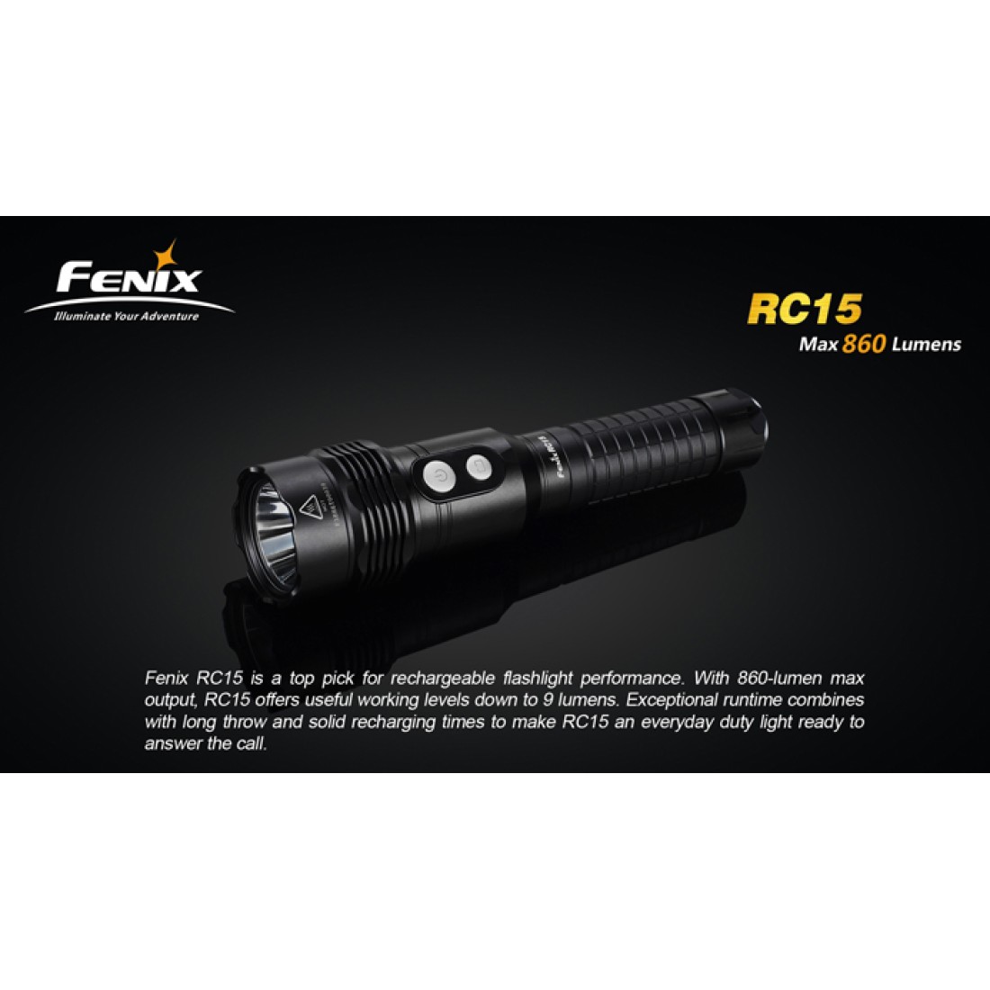 Fenix RC15 Rechargeable Flashlight - Buy Fenix RC15 Rechargeable Light ...