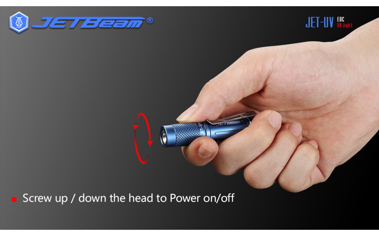 JETBeam JET-UV Ultraviolet EDC Keychain LED Flashlight - UV Keychain ...