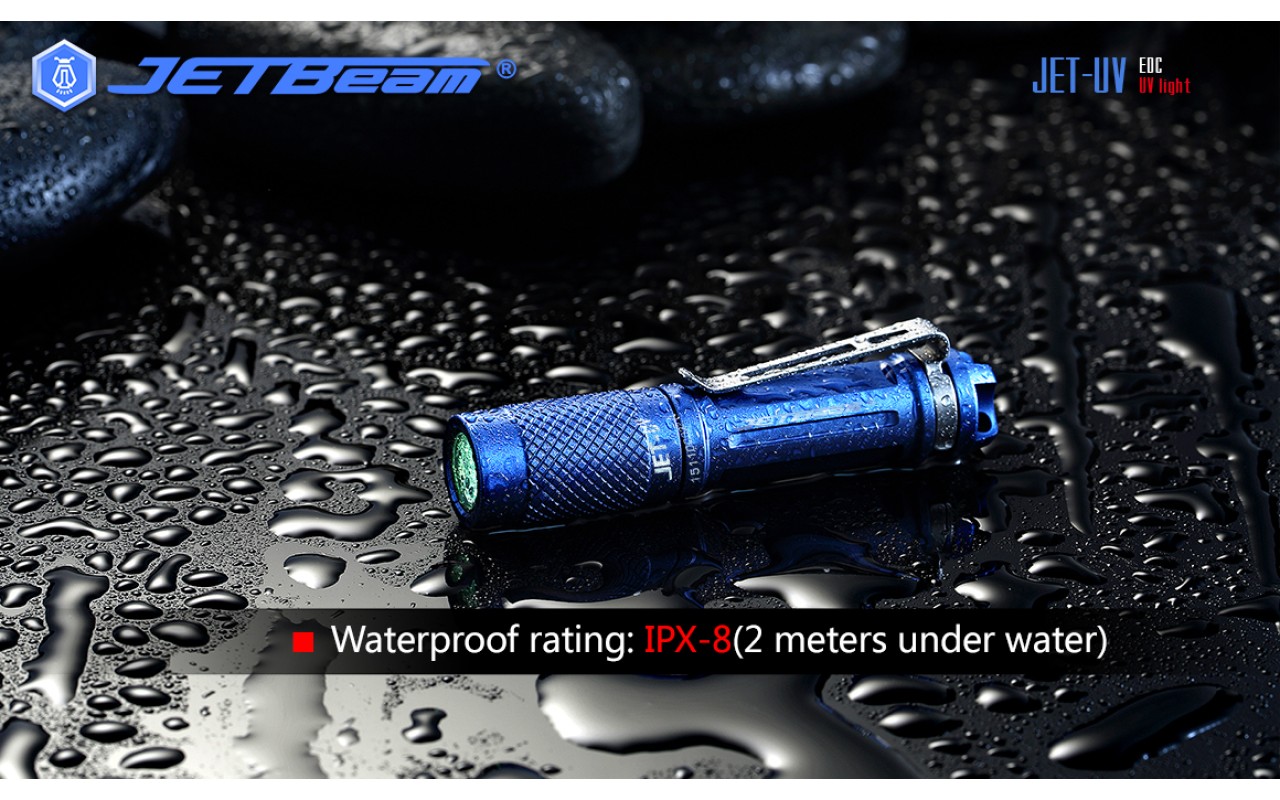 JETBeam JET-UV Ultraviolet EDC Keychain LED Flashlight - UV Keychain ...