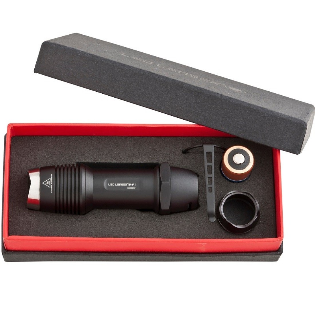 Ledlenser F1 LED Flashlight - 400 Lumens CR123A LED Flashlight ...