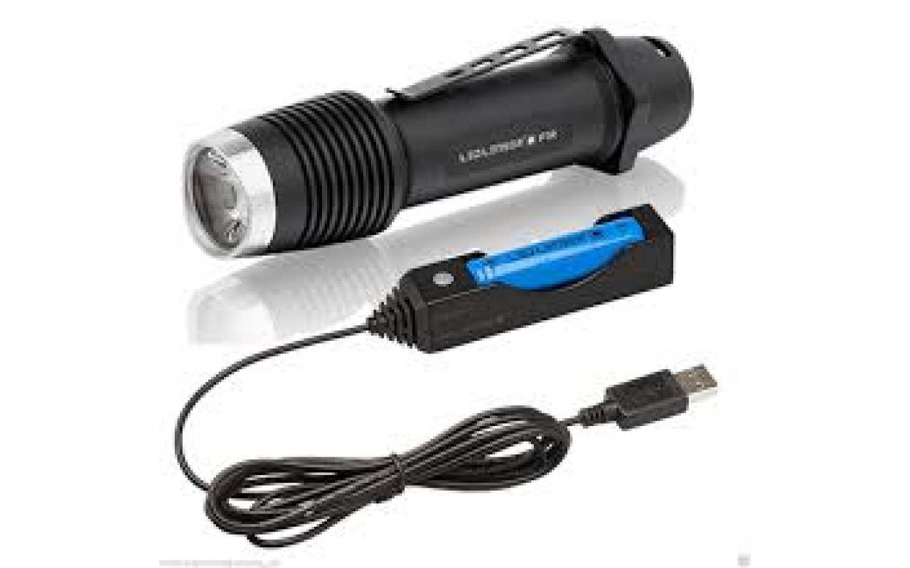 Ledlenser F1R Rechargeable LED Flashlight, 1000 Lumens - Ledlenser LED ...
