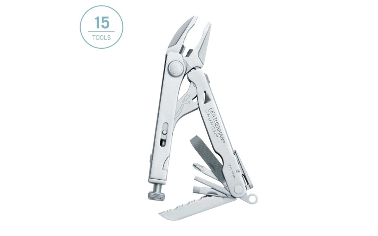 Leatherman Crunch Locking Pliers, Made in USA (15 Tools) - Leatherman ...