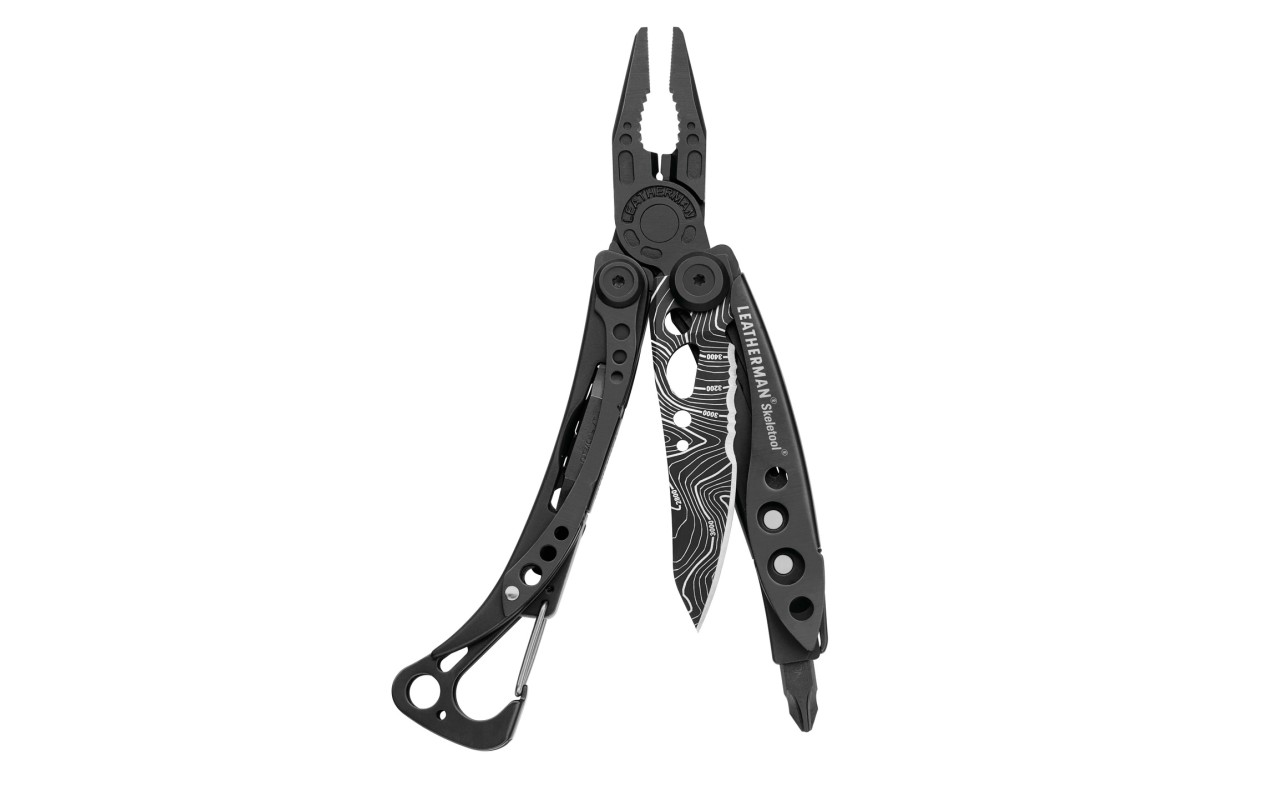 Leatherman Skeletool Topo Multipurpose Tool Made in USA (7 Tools ...
