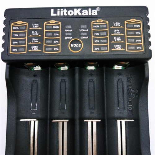 Liitokala Battery Chargers - USB Battery chargers for Li-ion 18650, AA ...