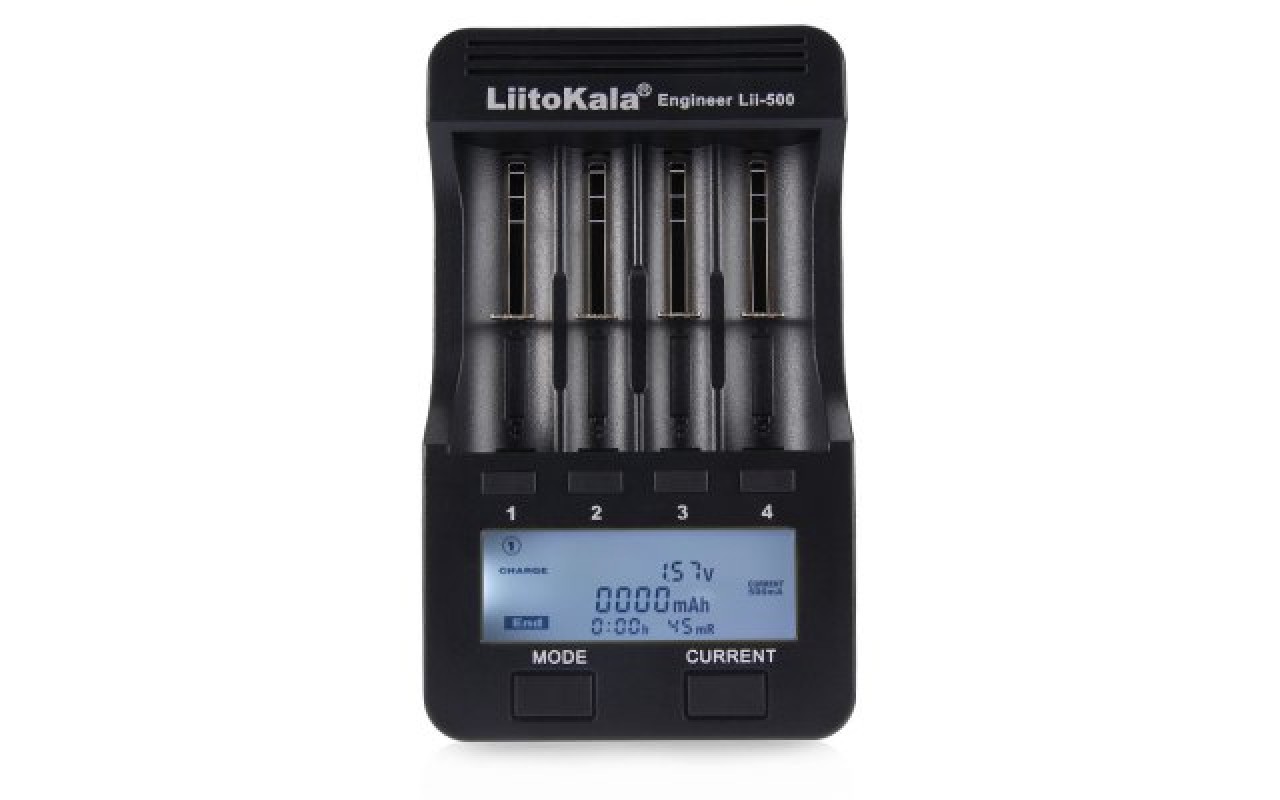 LiitoKala Engineer Lii-500 Charger - Smart Charger with LCD Display ...