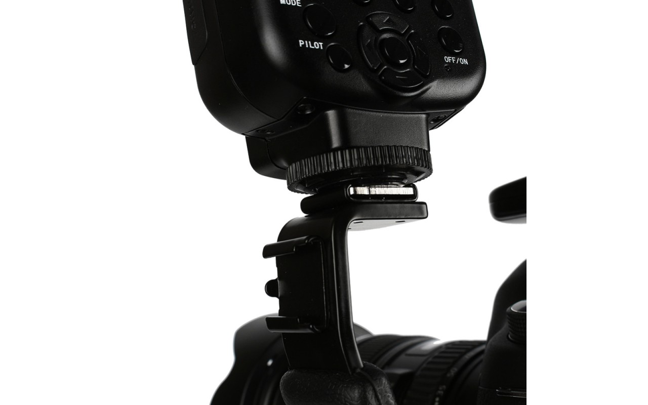 Camera Grip L Type Bracket Holder with 2 Standard Hot Shoe Mounts ...