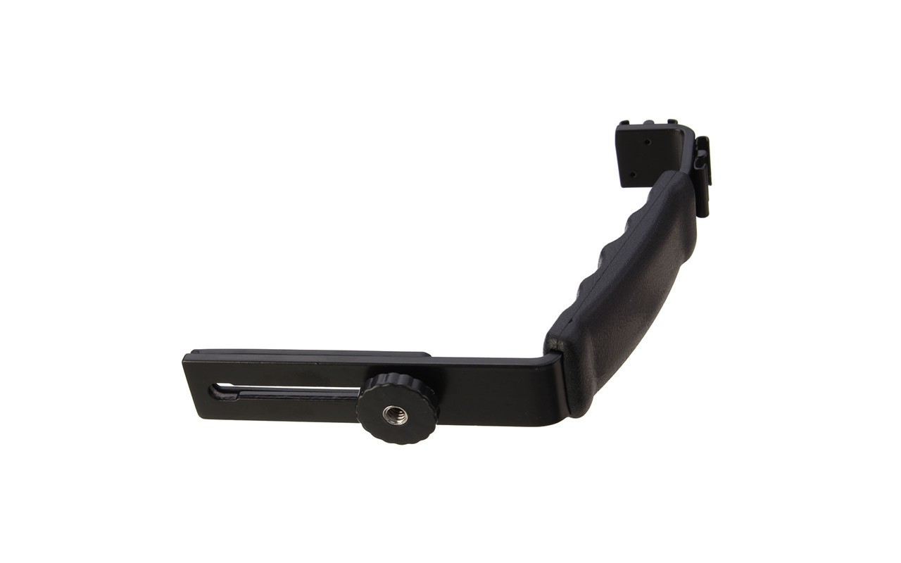 Camera Grip L Type Bracket Holder with 2 Standard Hot Shoe Mounts ...