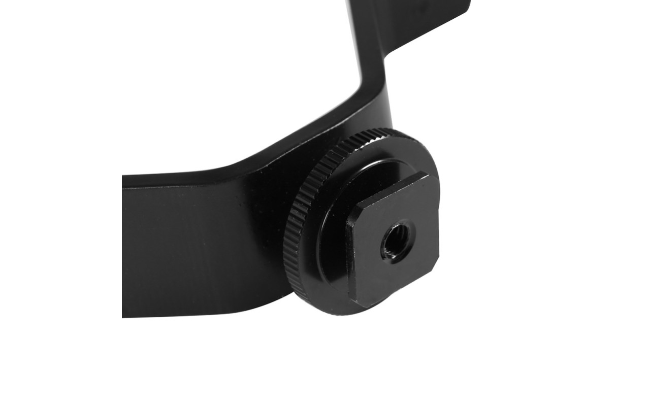 Triple Hot Shoe V Mount with Camera Flash Brackets for Photography and ...