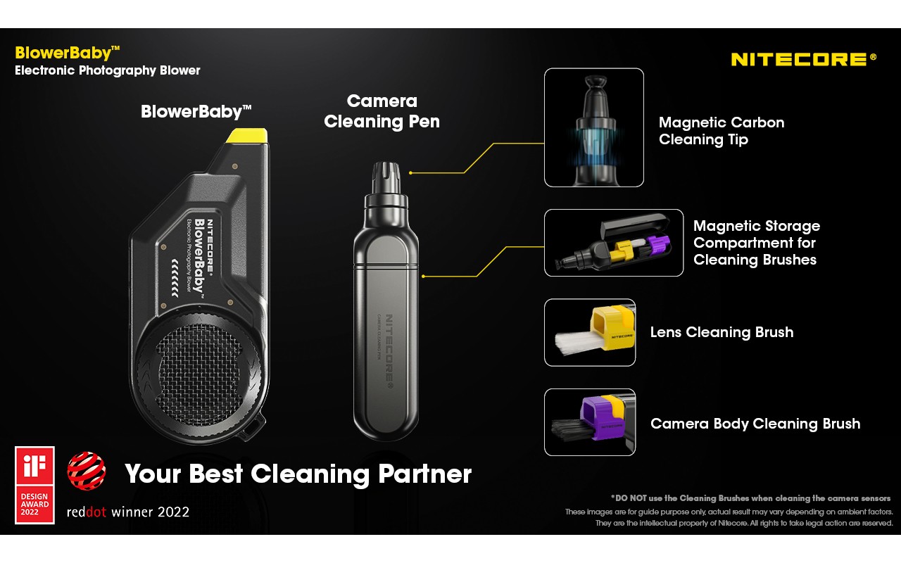Nitecore BlowerBaby Electronic Air Blower for Photography Equipment ...