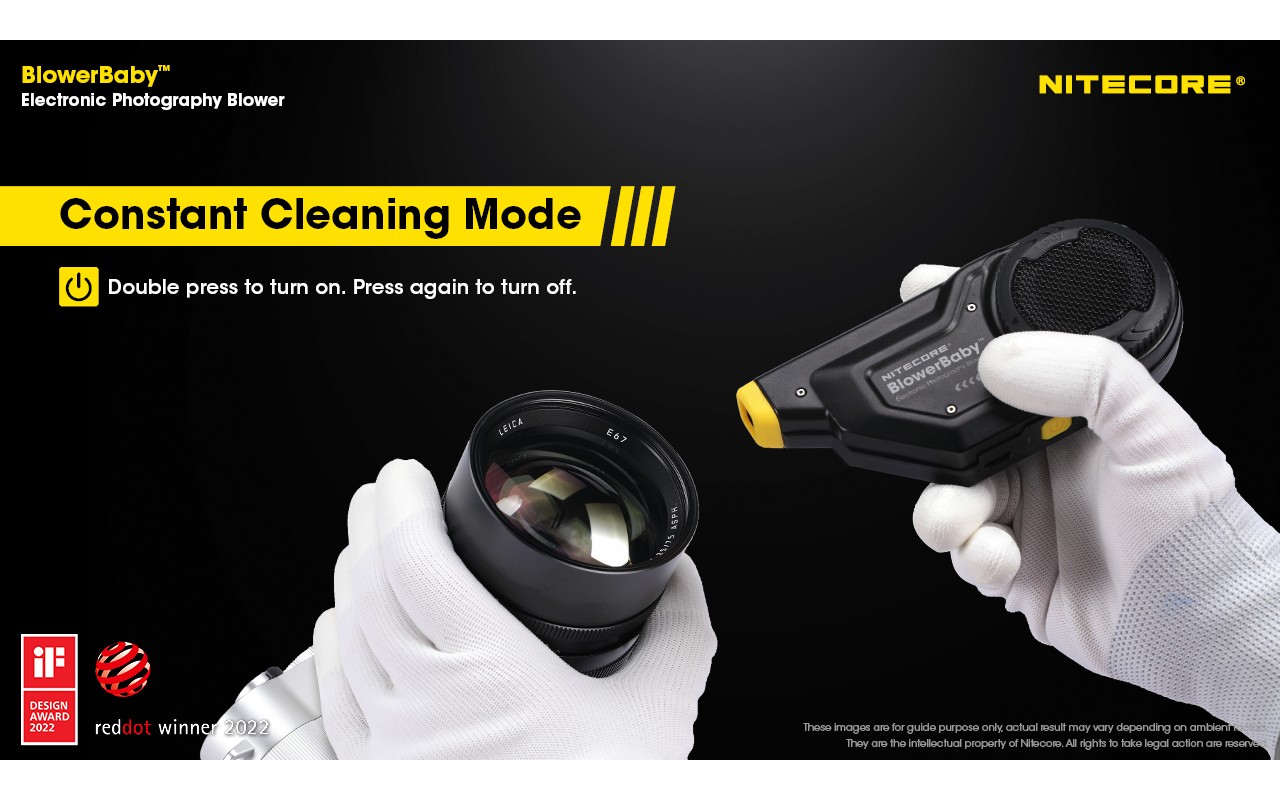 Nitecore BlowerBaby Electronic Air Blower for Photography Equipment ...