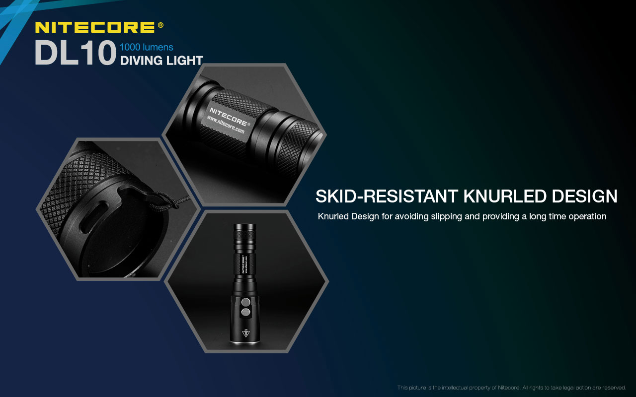 Nitecore DL10 Diving Flashlight in India at Lightorati - LED Flashlight ...