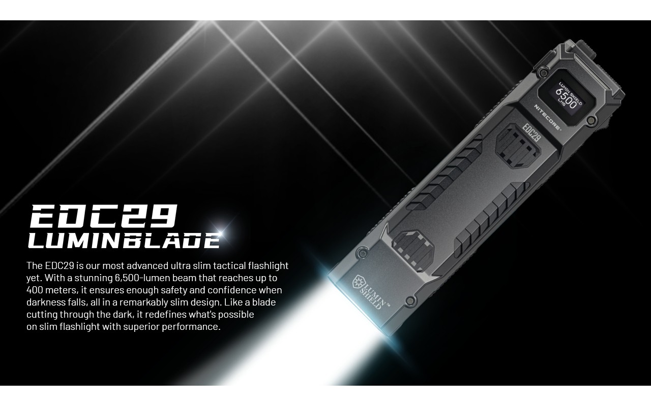 Nitecore EDC29 - 6500 Lumens, The Best EDC Flashlight, Instant Turbo ...