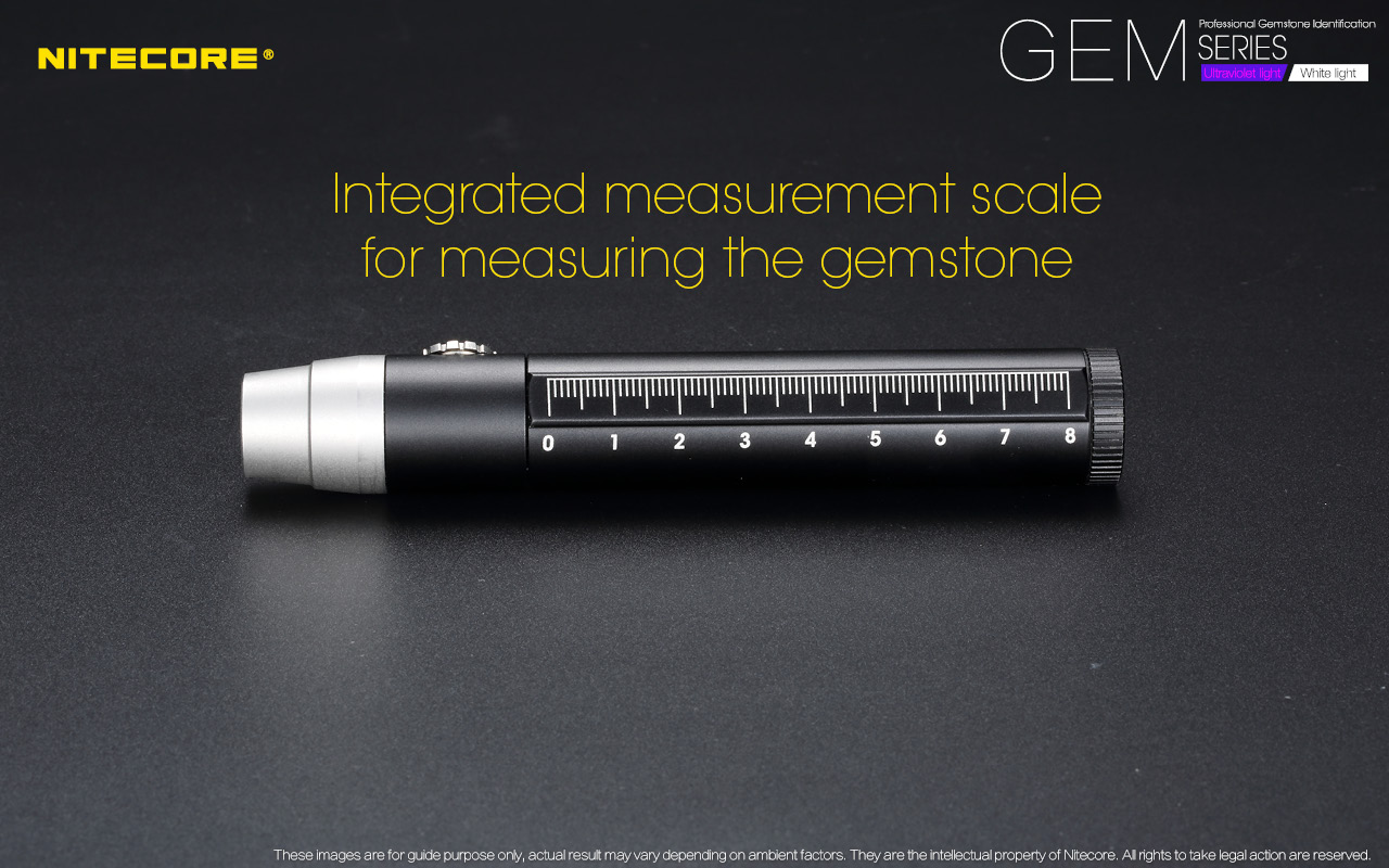 Nitecore GEM8 - Professional GEM Stone Identification Jeweler Light in ...