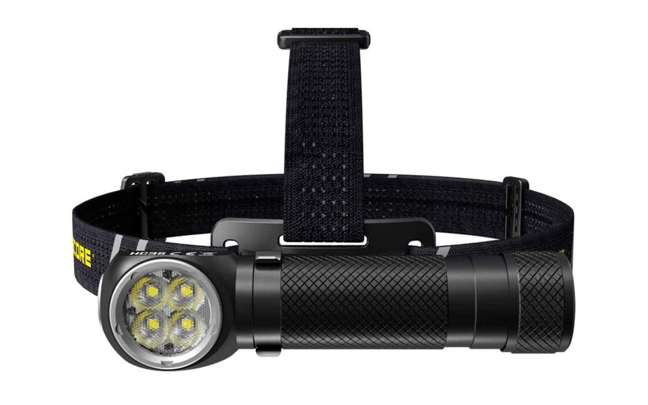 Nitecore HC35 USB Rechargeable High Power Headlamp & Flashlight - 2700 ...