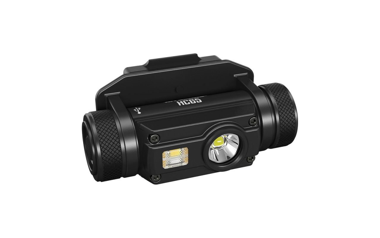 Nitecore HC65M LED Helmet Light with NVG Mount - USB Rechargeable, 1000 ...