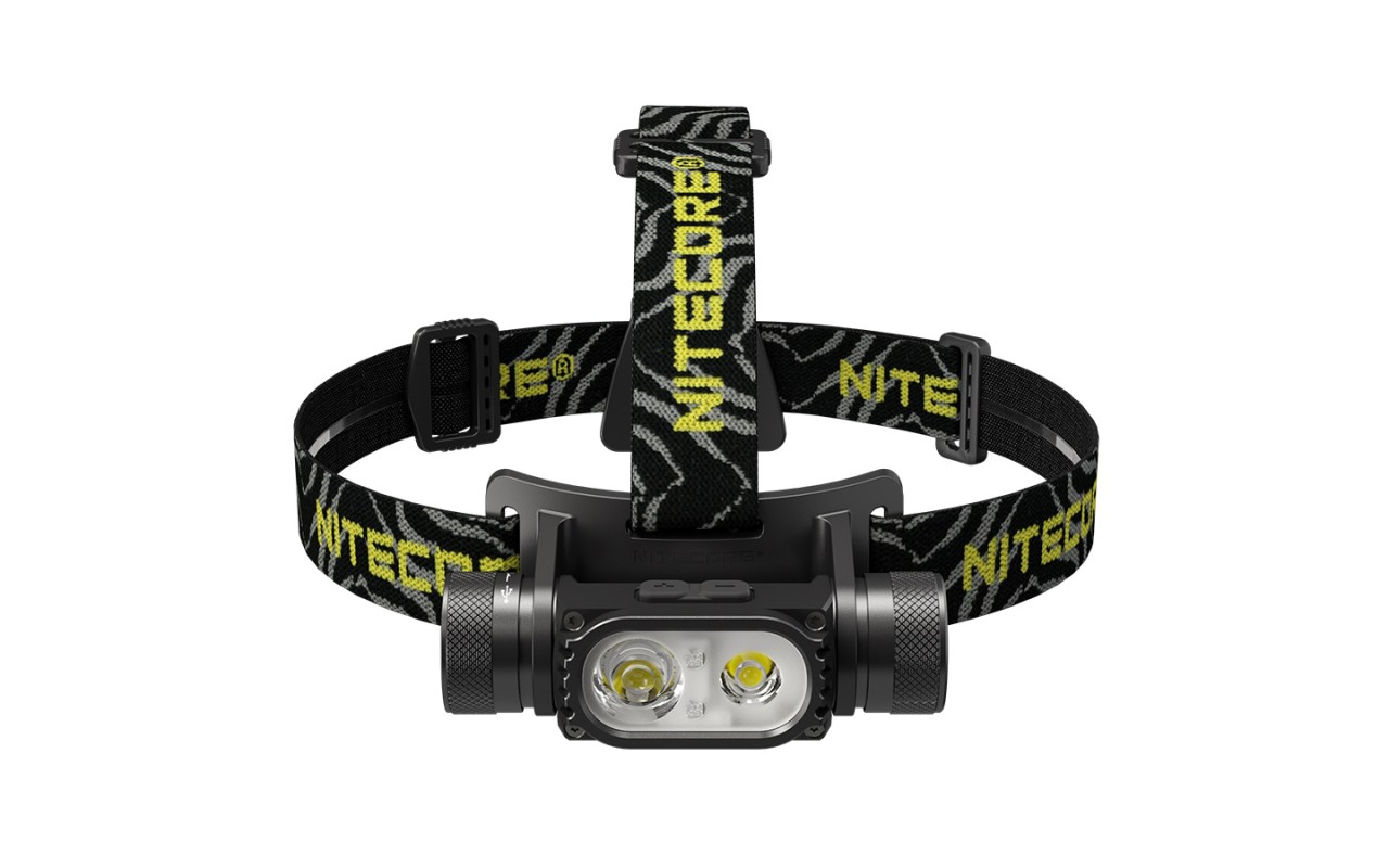 Nitecore HC68 Spot and Flood High Power Headlamp, USB-C Rechargeable ...