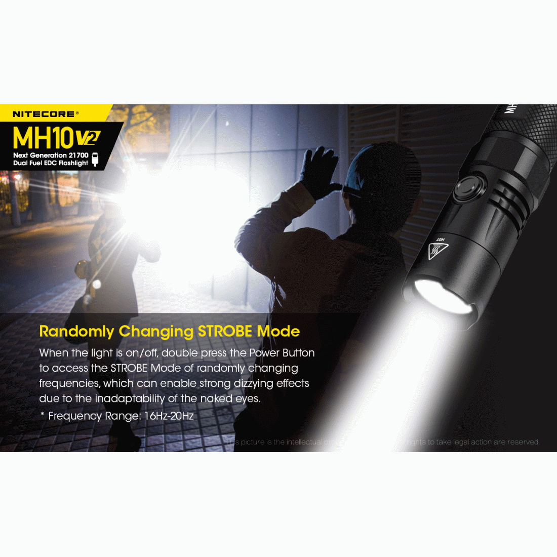 Nitecore MH10 V2 - USB-C Rechargeable EDC Flashlight, 1200 Lumens, Nitecore MH10 V2 in India at ...