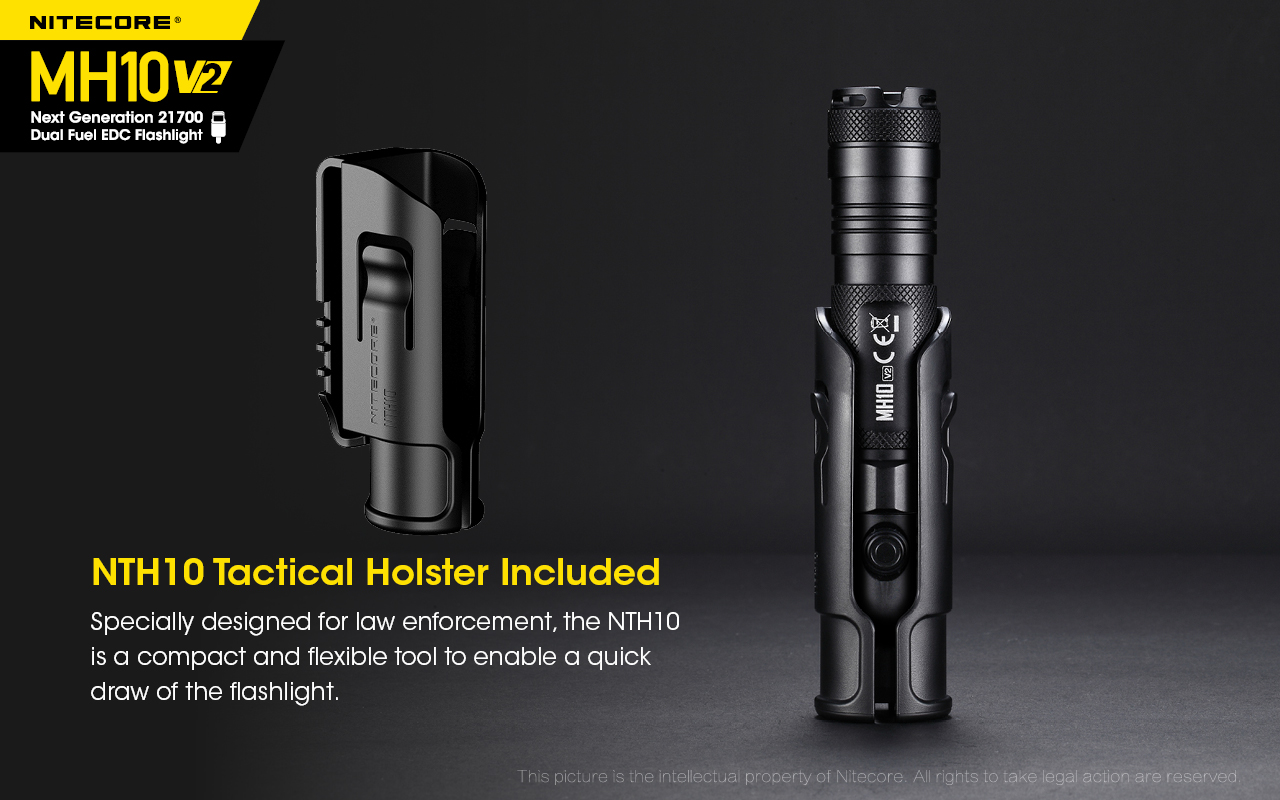 Nitecore MH10 V2 - USB-C Rechargeable EDC Flashlight, 1200 Lumens, Nitecore MH10 V2 in India at ...