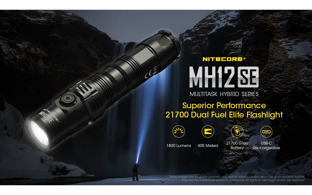 Nitecore MH12SE - High Power Compact Tactical Flashlight, Best EDC ...