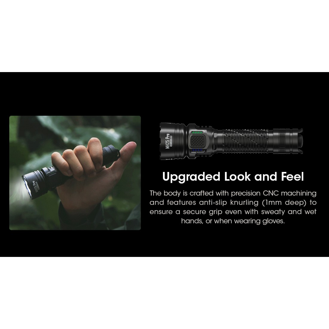 Nitecore MH25 Pro - New Generation Rechargeable Tactical Flashlight ...