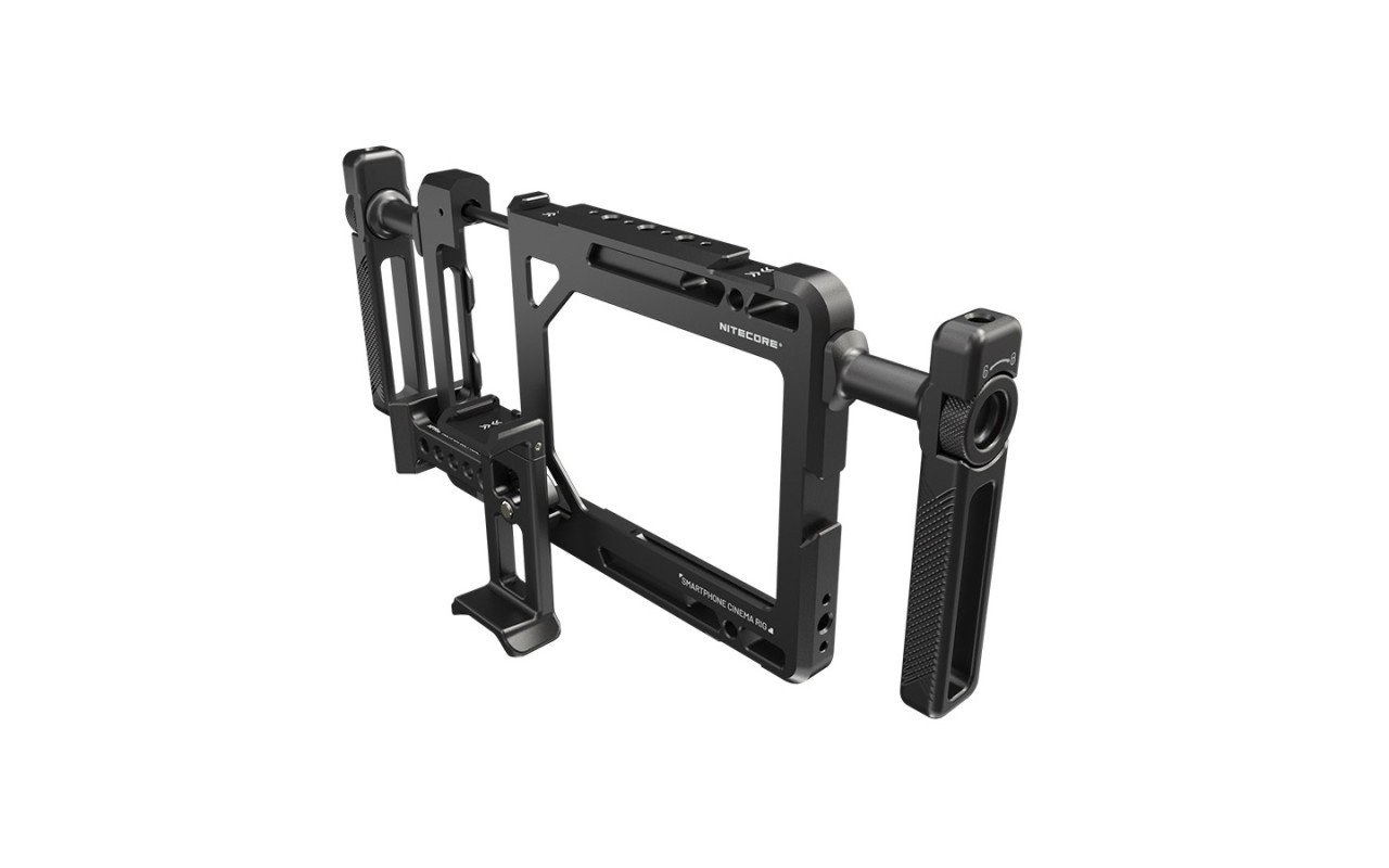 Nitecore NCR10 Smartphone Cinema Rig, Vlogging Phone Mount with Dual ...