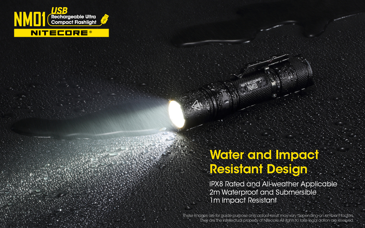 Nitecore NM01 USB Rechargeable LED Flashlight in India, 1000 Lumens ...