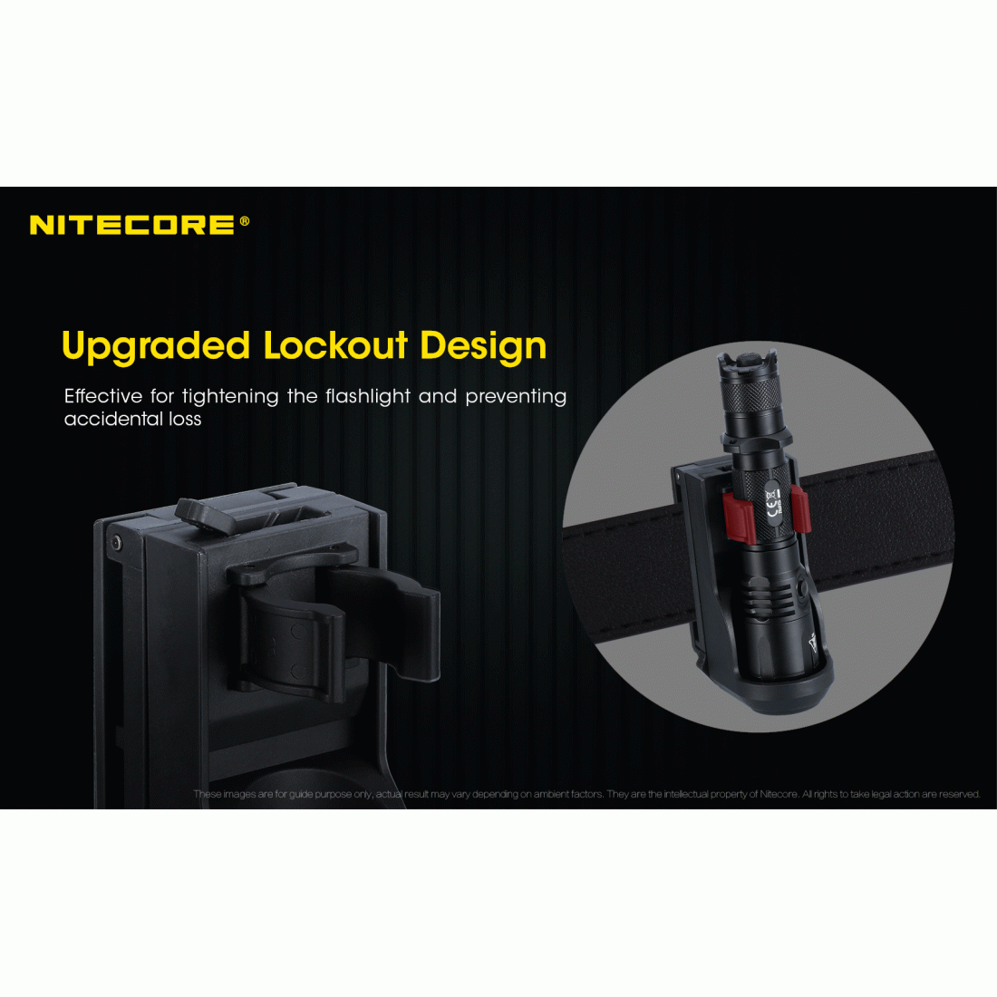 Nitecore NTH25 Quick Draw Tactical Holster for P26, P20, R25, MH25GTS ...