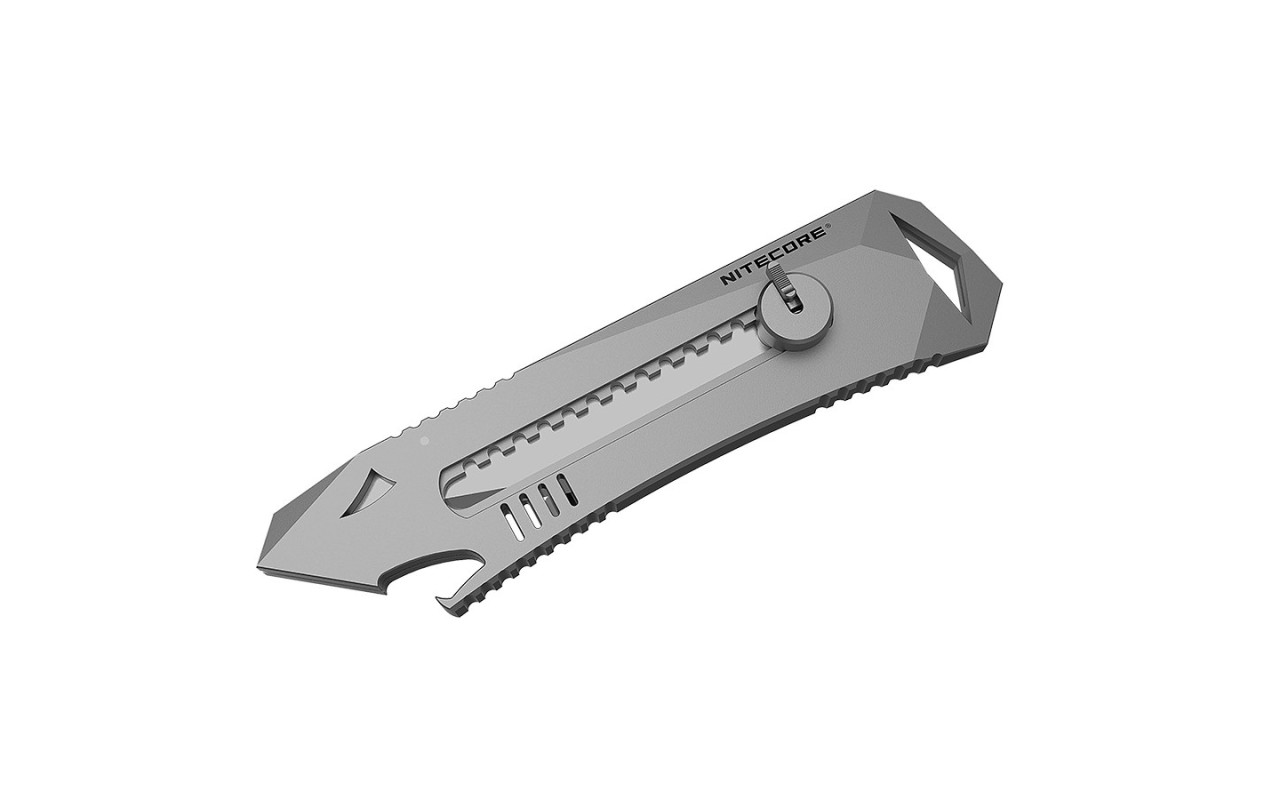 Nitecore NTK10 Titanium Utility Knife with Glass Breaker, Bottle Opener ...
