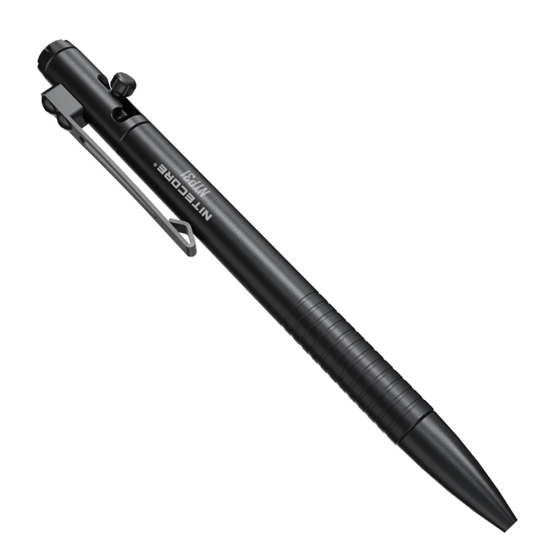 Nitecore NTP31 Tactical Pen, Multi-Functional Bolt Action Aluminum ...
