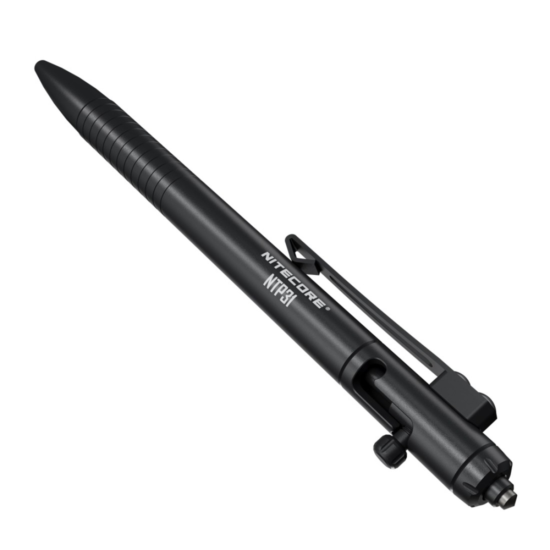 Nitecore NTP31 Tactical Pen, Multi-Functional Bolt Action Aluminum ...