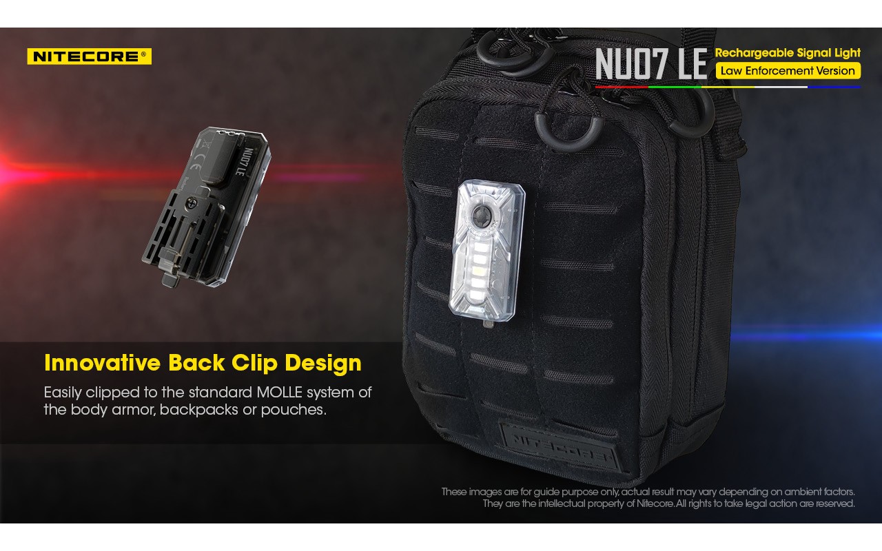 Nitecore NU07 LE - Mini Rechargeable Tactical Signal Light for Military ...