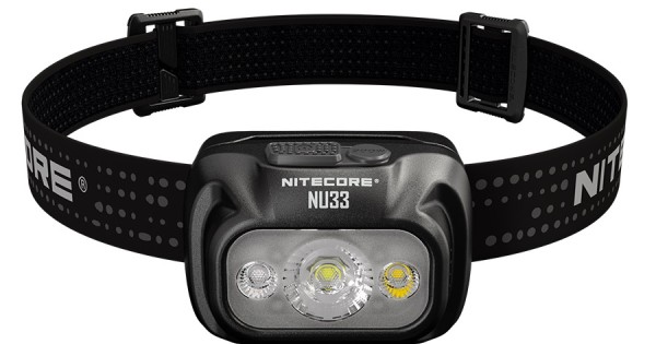 Nitecore NU33 Headlamp - USB Rechargeable Headlamp for Trail Running ...