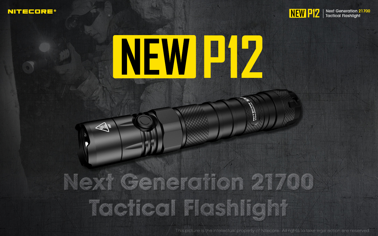 Nitecore NEW P12 - USB Rechargeable Tactical Flashlight, Nitecore New ...