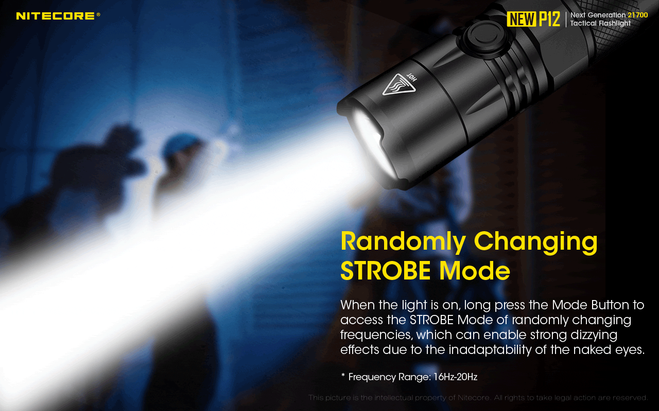 Nitecore NEW P12 - USB Rechargeable Tactical Flashlight, Nitecore New ...