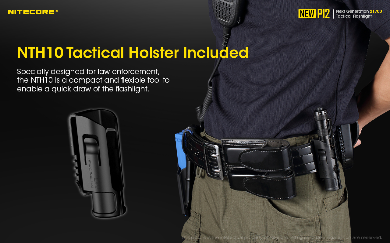 Nitecore NEW P12 - USB Rechargeable Tactical Flashlight, Nitecore New ...