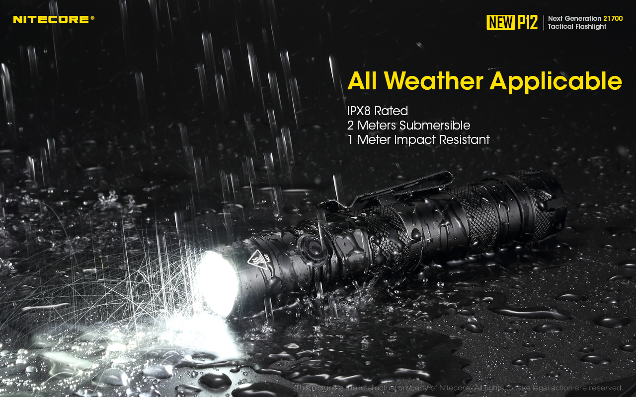 Nitecore NEW P12 - USB Rechargeable Tactical Flashlight, Nitecore New ...