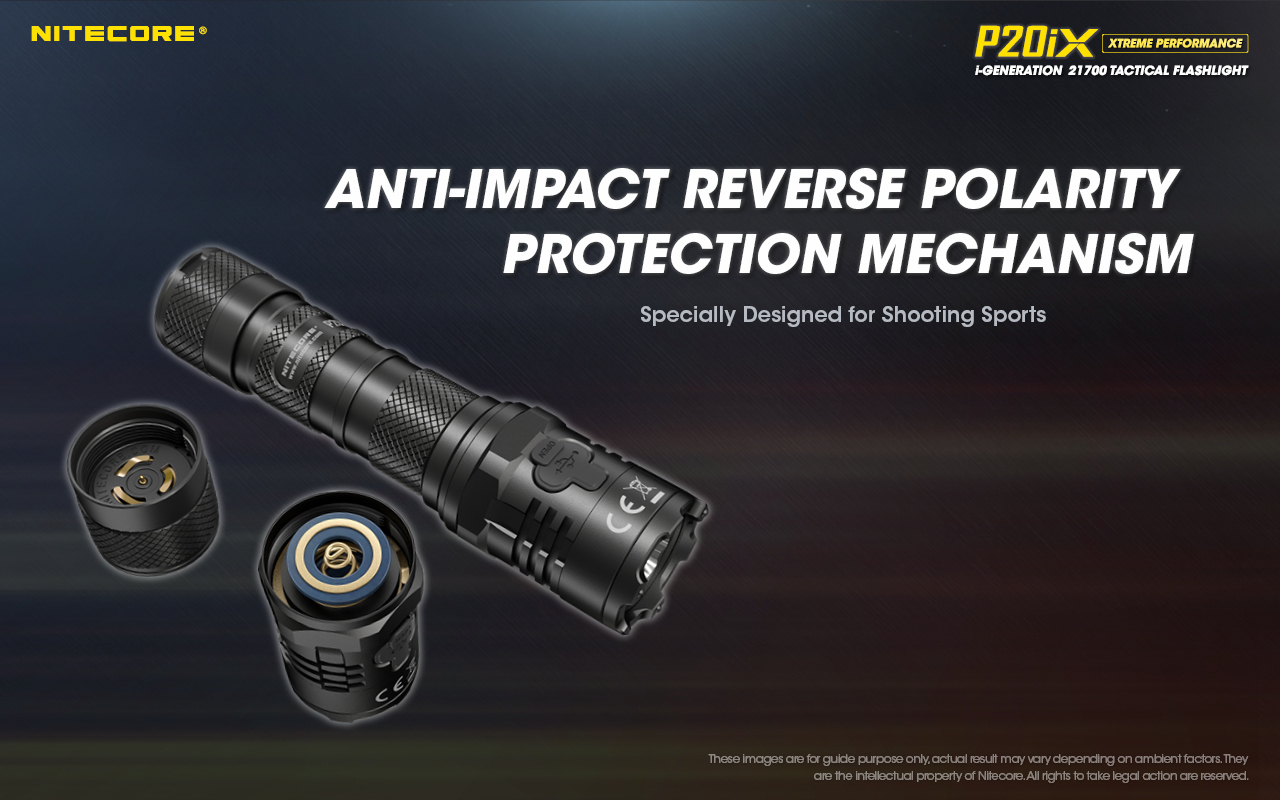Nitecore P20iX High Output Instant Strobe Tactical Flashlight with 4000 ...
