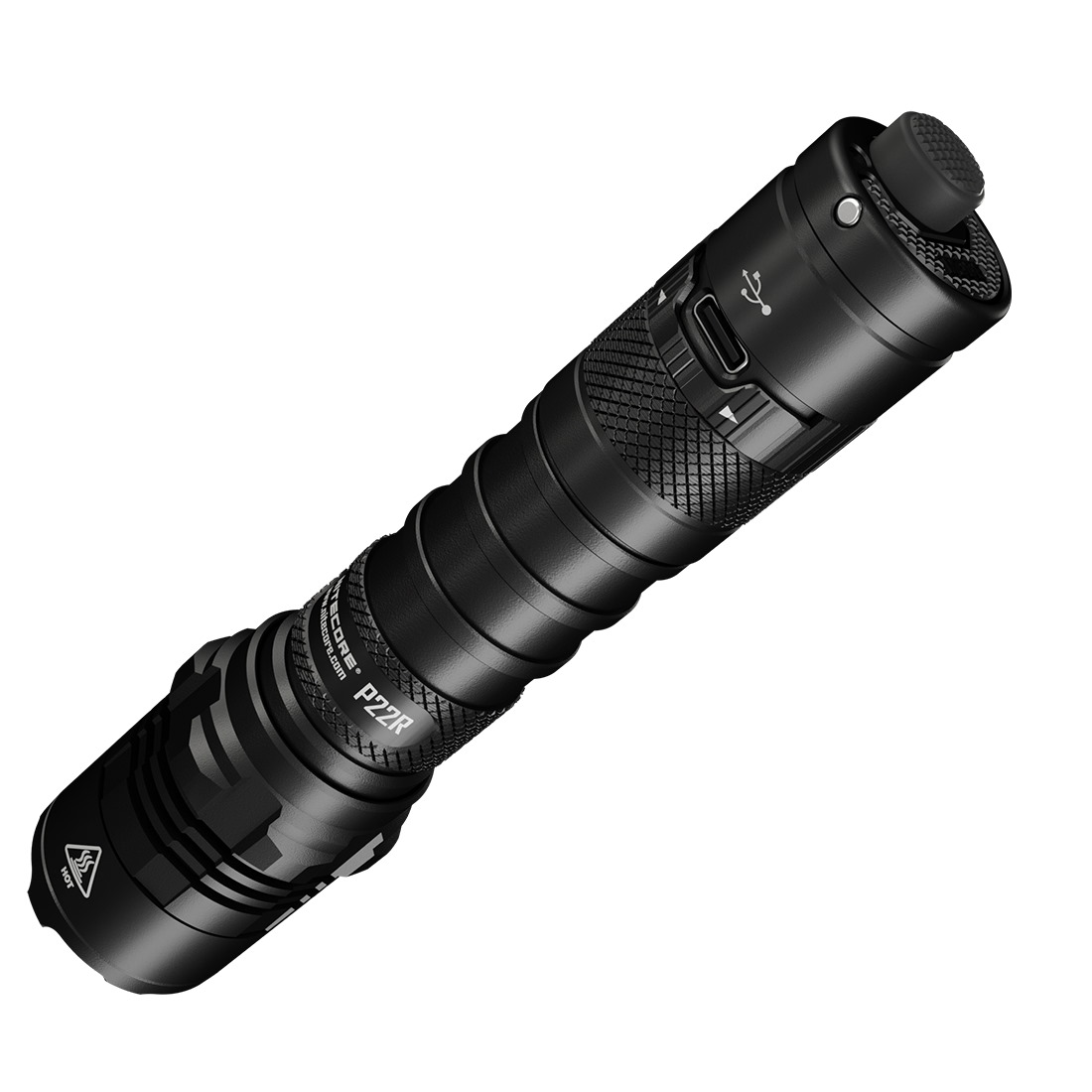 Nitecore P22R - 1800 Lumens, High Power Rechargeable Flashlight for ...