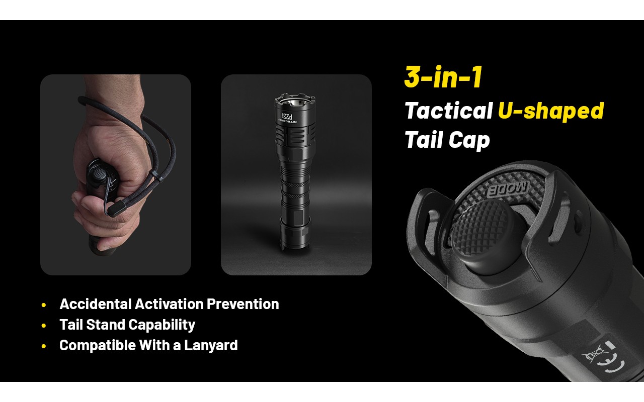 Nitecore P23i High Output Instant Strobe Rechargeable Tactical ...