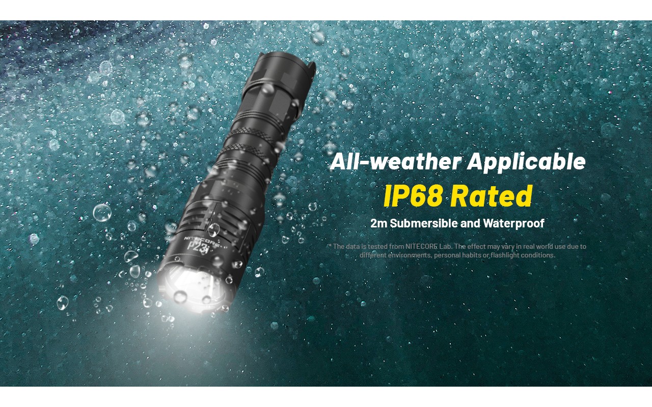 Nitecore P23i High Output Instant Strobe Rechargeable Tactical ...