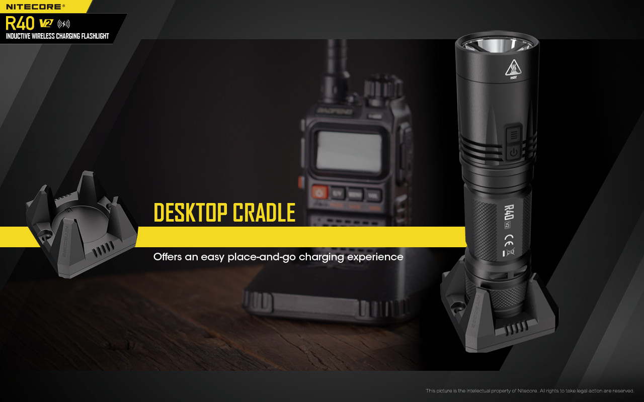 Nitecore R40 V2 Rechargeable Duty Flashlight for Law Enforcement ...