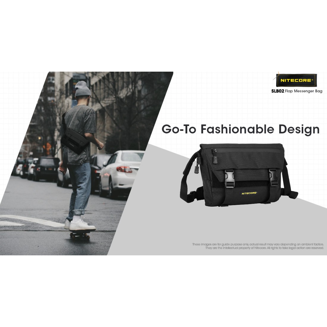Nitecore SLB02 Flap Messenger Bag for Urban Commuting - Lightorati, India