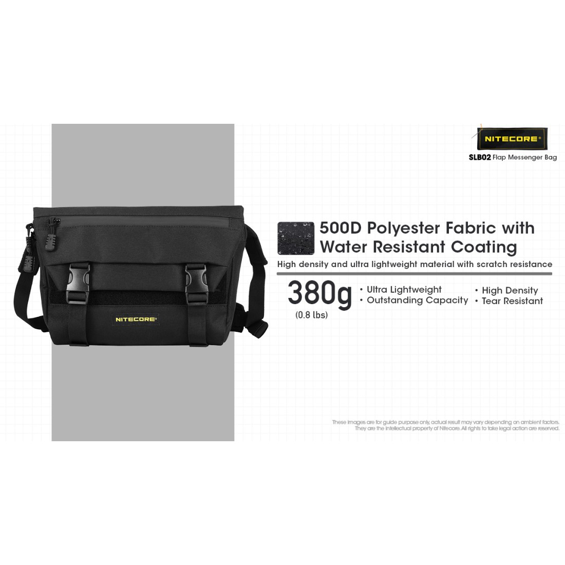 Nitecore SLB02 Flap Messenger Bag for Urban Commuting - Lightorati, India